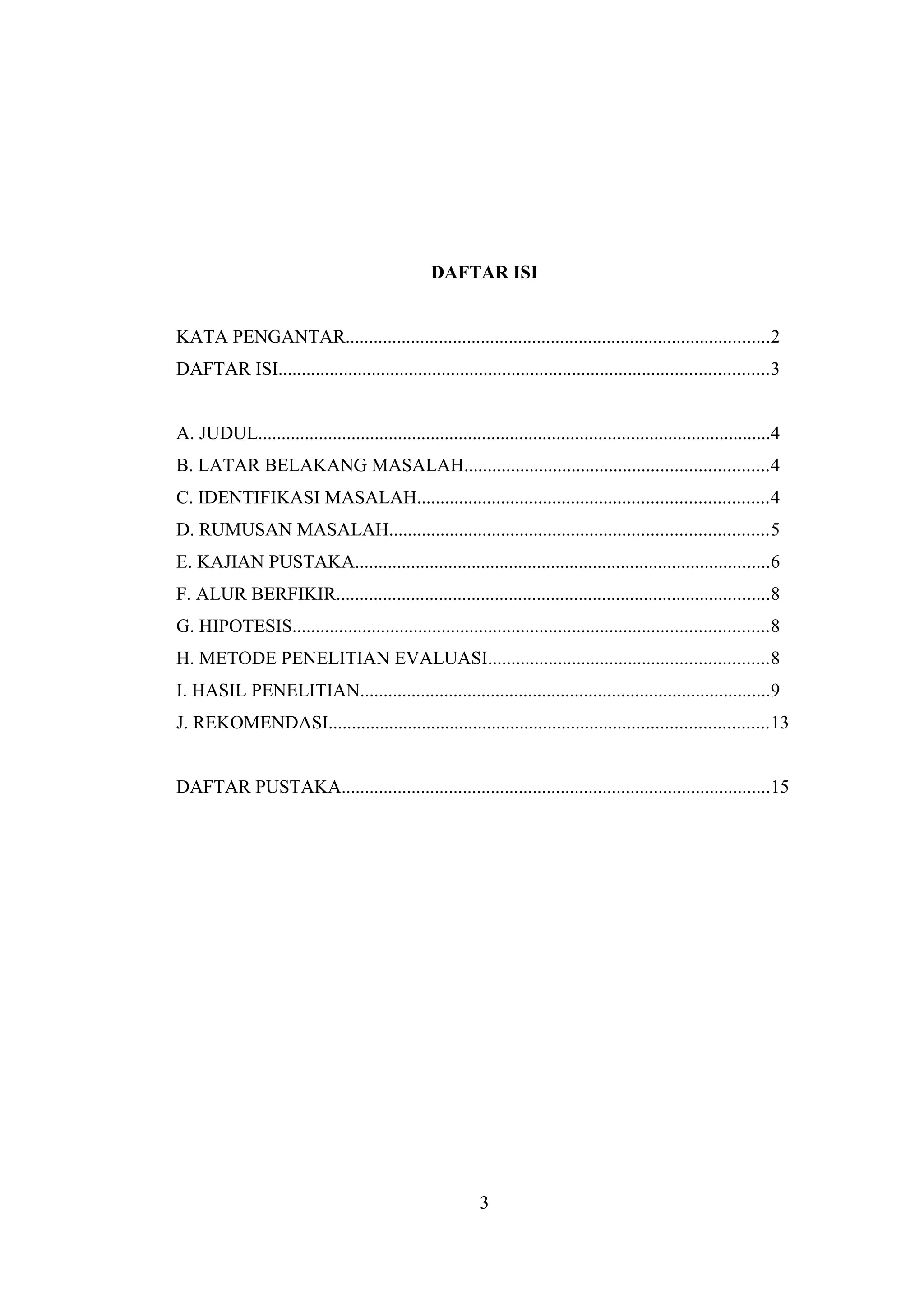 Contoh Proposal RRA (Rapid Rural Appraisal) | DOC