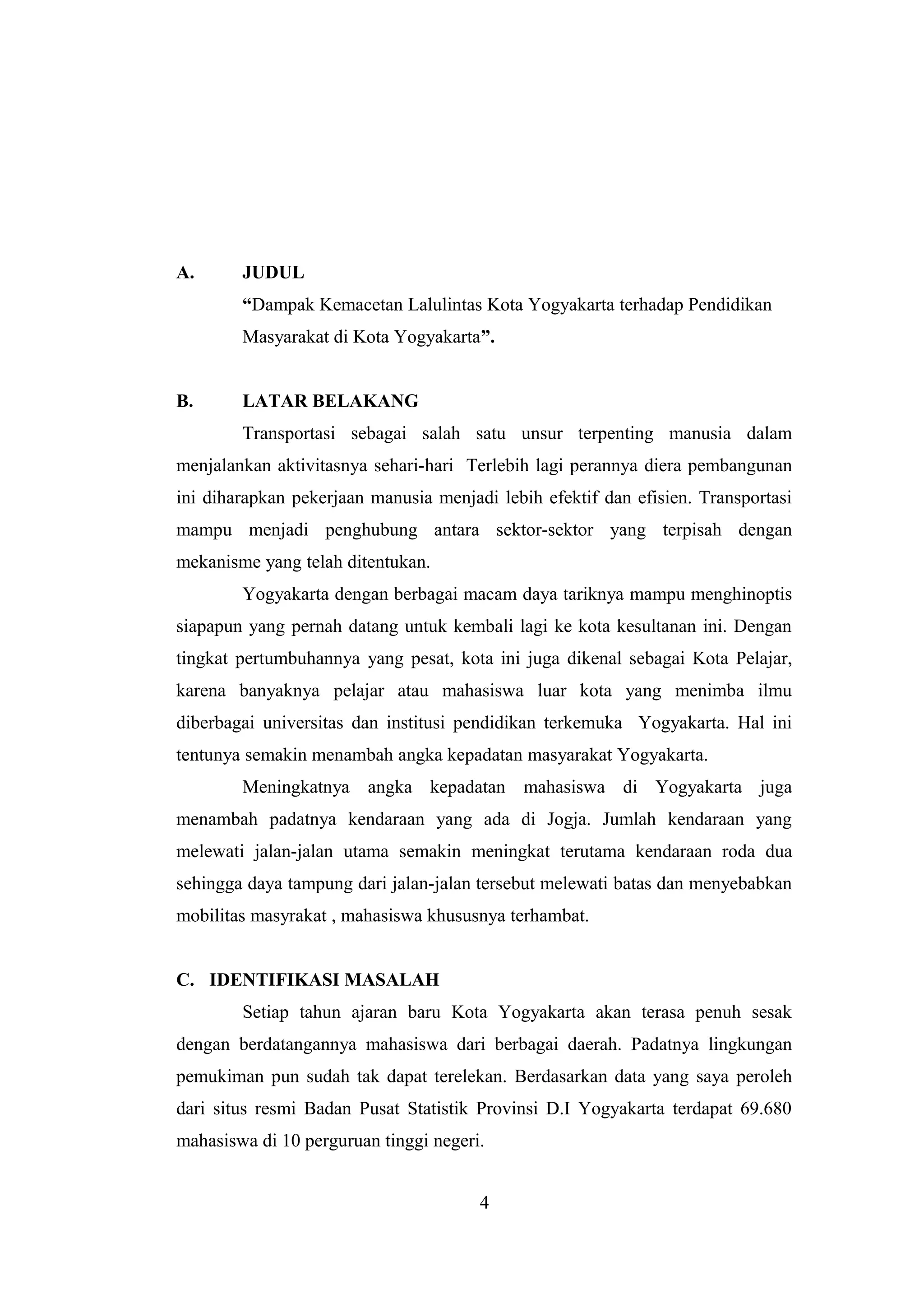 Contoh Proposal RRA (Rapid Rural Appraisal) | DOC