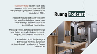 Contoh proposal pembuatan ruang podcast | PDF