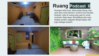 Contoh proposal pembuatan ruang podcast | PDF