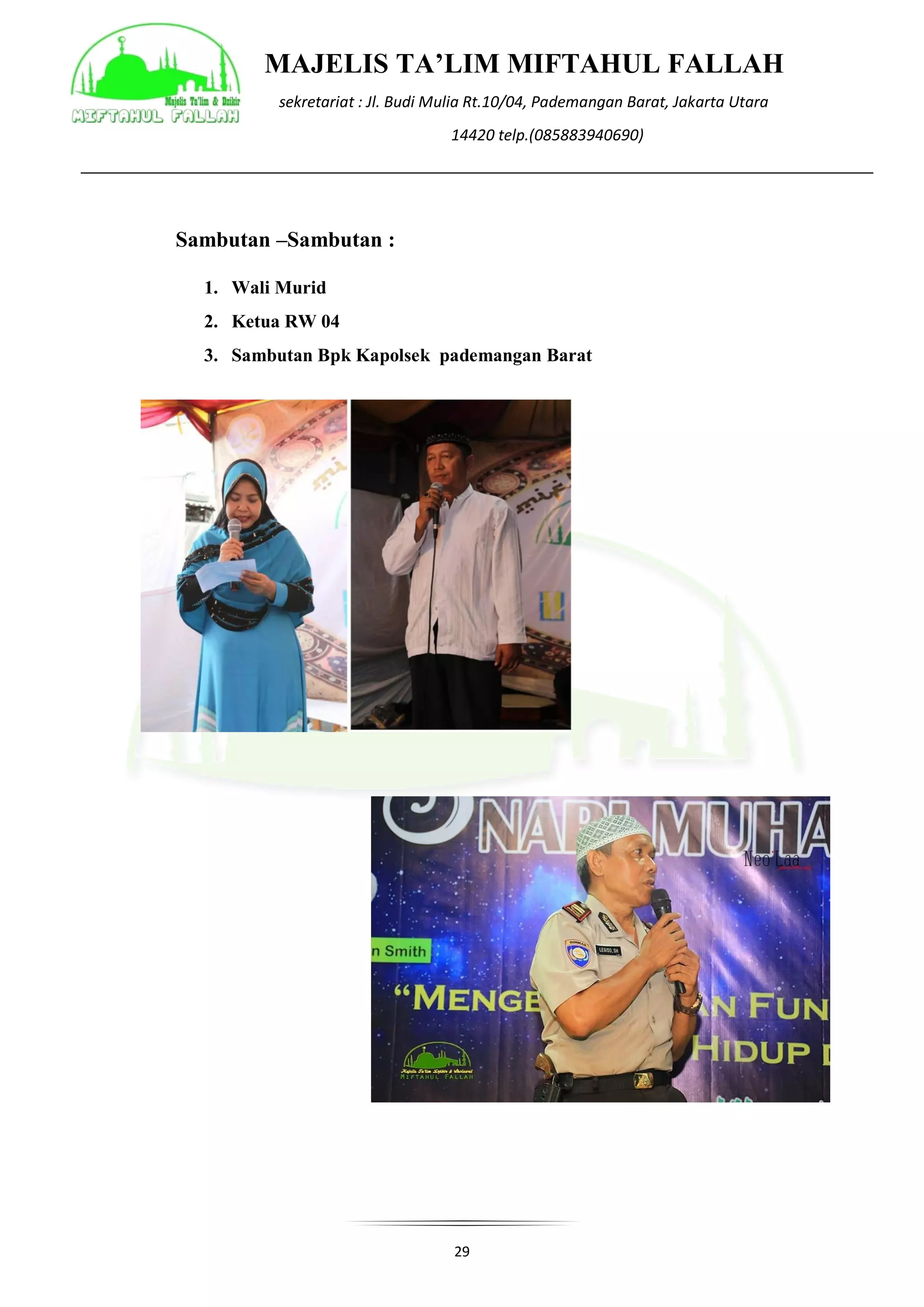 Proposal PHBI Isra Miraj & Santunan Anak Yatim Piatu 1440H | PDF