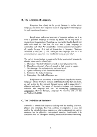 Proposal semantics hyponim | PDF