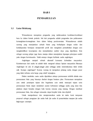 Proposal Usaha Angkringan | DOCX