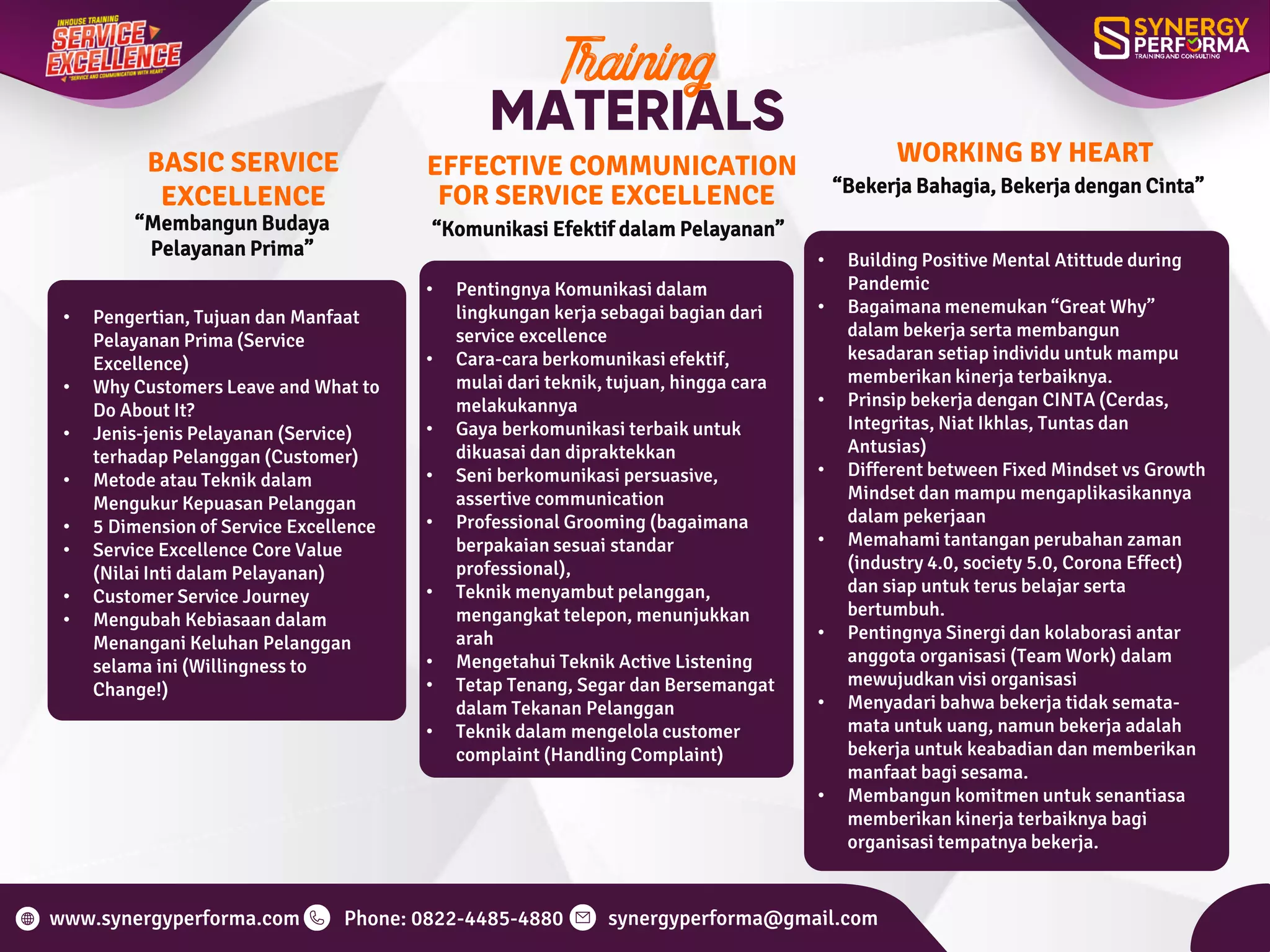 Training Service Excellence, Pelayanan Prima, Service Excellent | PDF