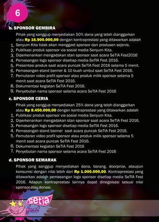 Proposal SETIAfest 2016 | PDF