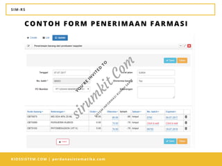 Sistem Informasi Manajemen Rumah Sakit | PDF
