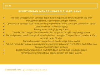 Sistem Informasi Manajemen Rumah Sakit | PDF