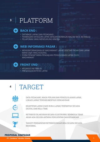 Proposal Aplikasi SIM Pasar | PDF
