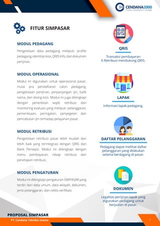 Proposal Aplikasi SIM Pasar | PDF