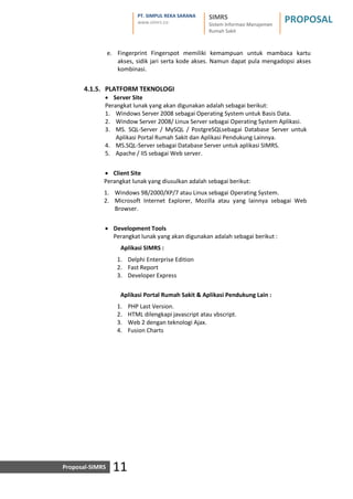 SIMRS Terintegrasi | PDF