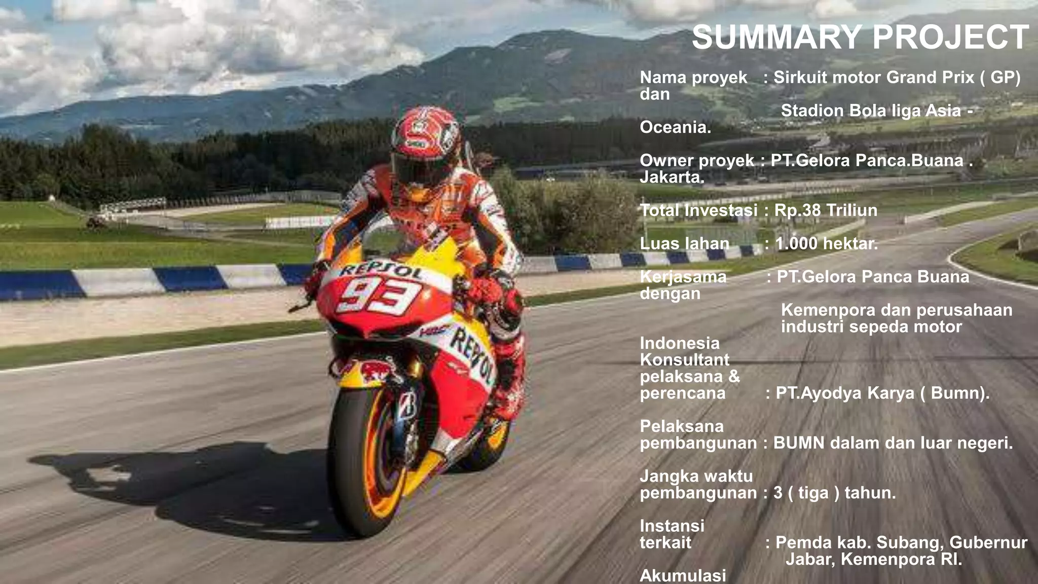 Proposal sirkuit kalijati subang | PPT