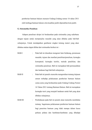 Proposal Skripsi BANTUAN HUKUM.docx