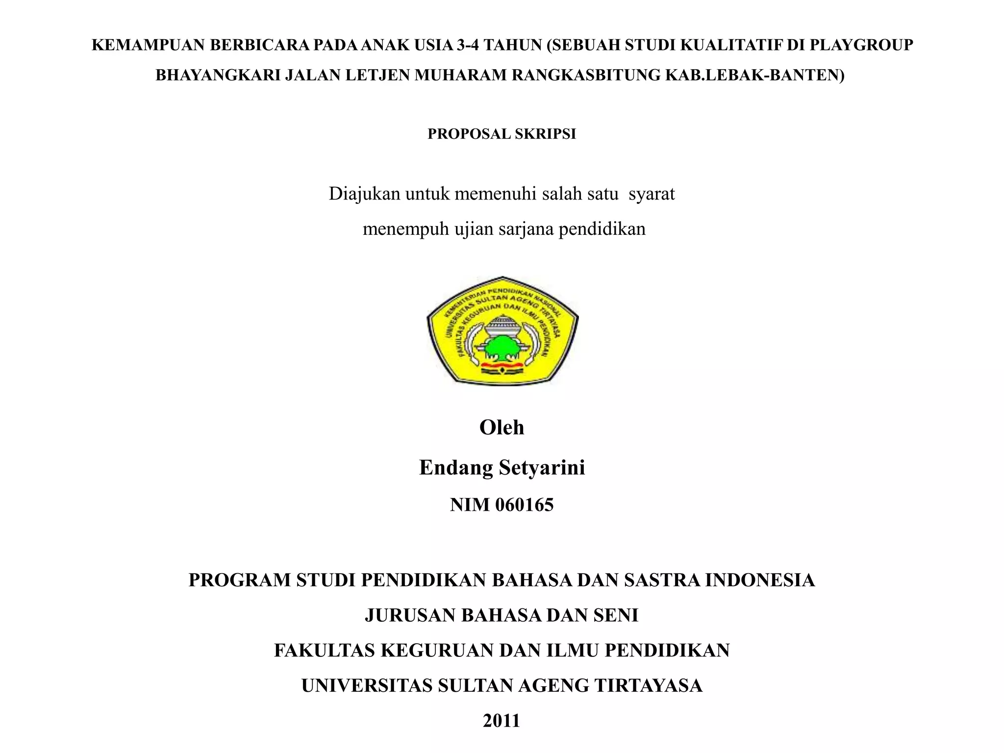 Proposal Skripsi Kemampuan Berbicara Anak AUD 3-4 Tahun.pptx
