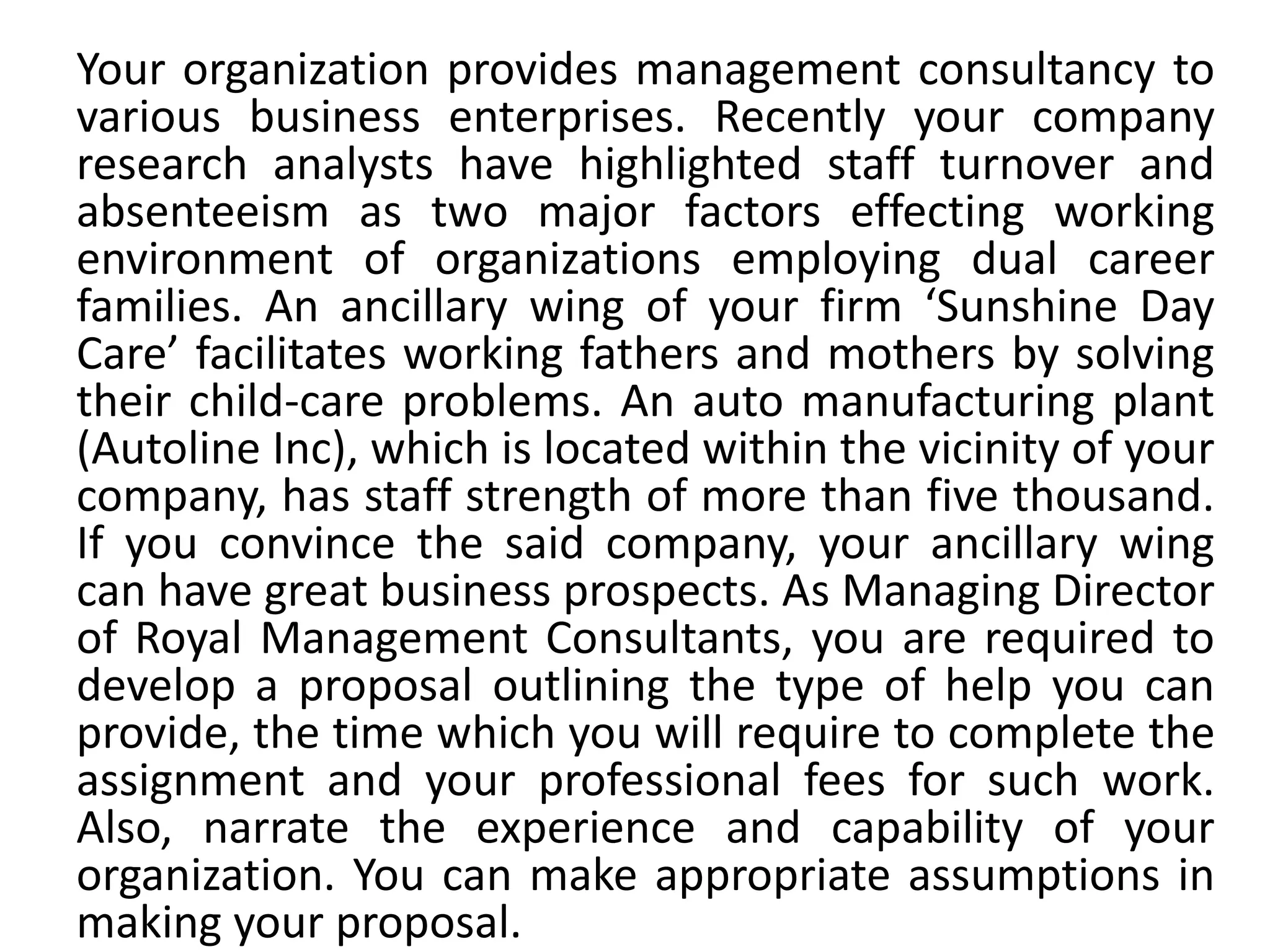 Proposal Practice Questions BCBS | PPT