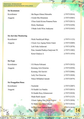 Proposal Sponshorship Equitech | PDF