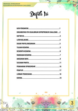 Proposal Sponshorship Equitech | PDF