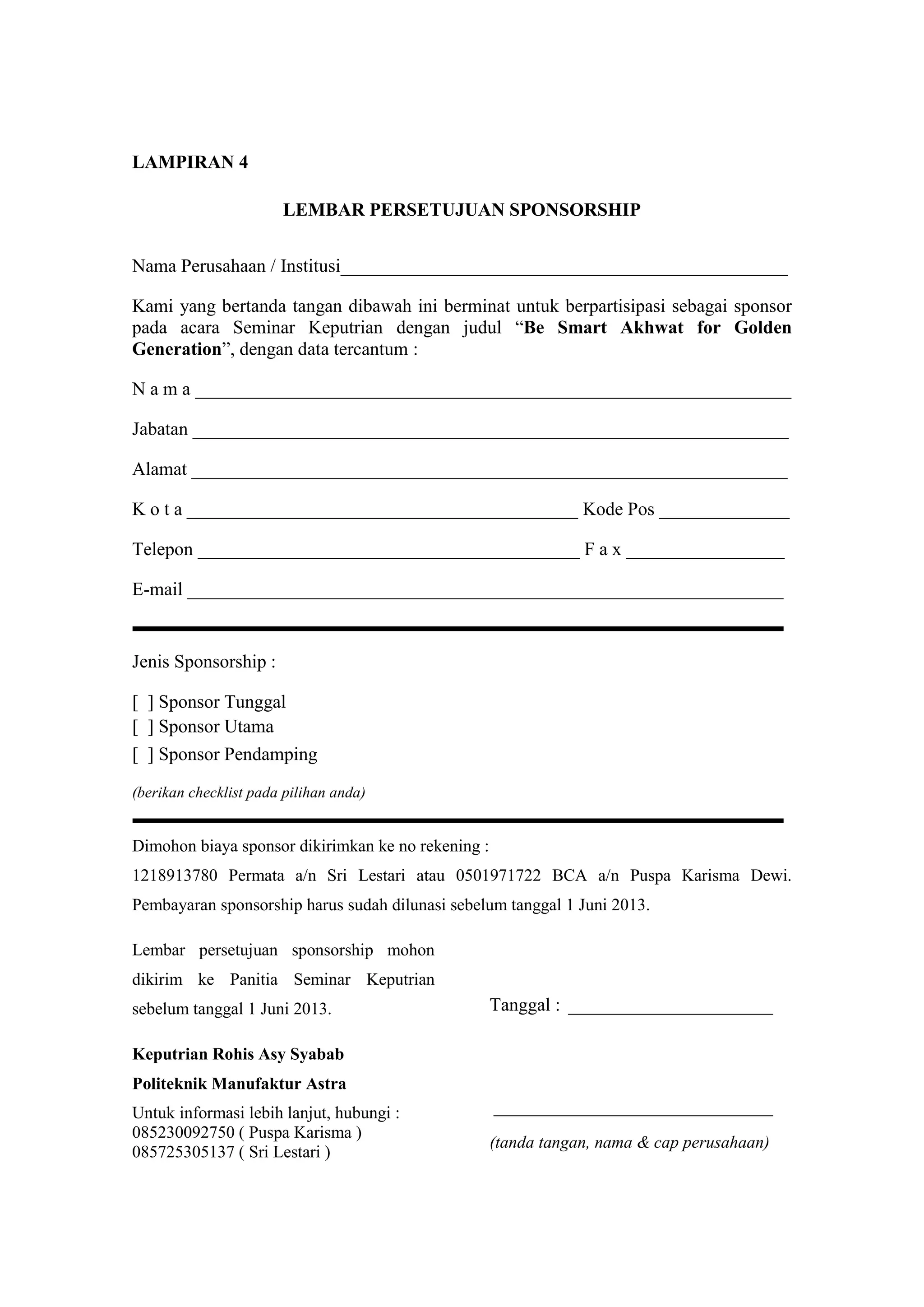 Proposal sponsor | DOCX