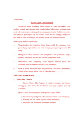 Proposal sponsorship | DOCX