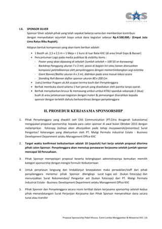 Proposal sponsorship fun drawing contest | PDF