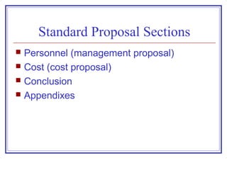 Proposals & Progress Reports | PPT