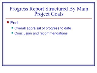 Proposals & Progress Reports | PPT