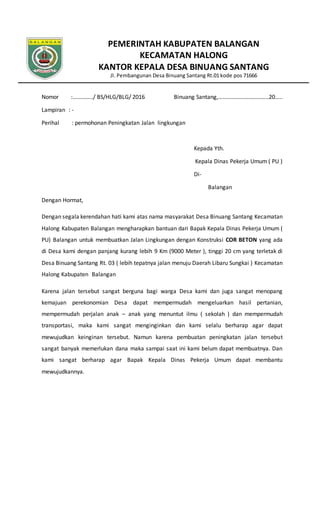 Proposal sunggar | DOCX