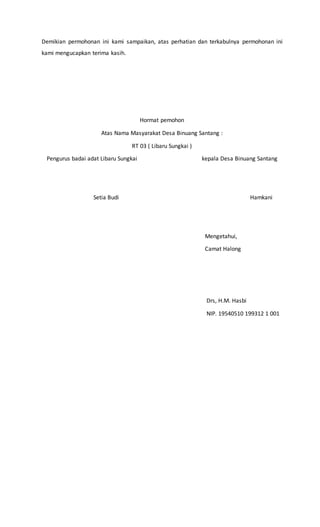 Proposal sunggar | DOCX