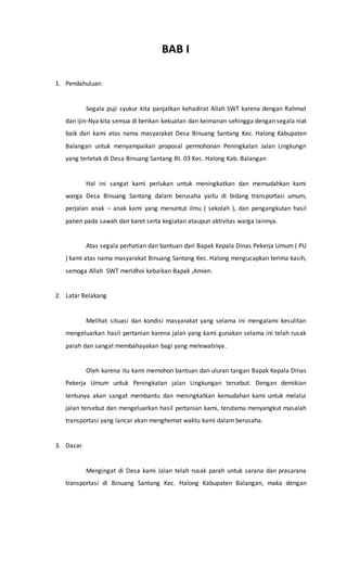 Proposal sunggar | DOCX