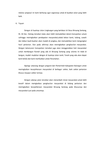 Proposal sunggar | DOCX
