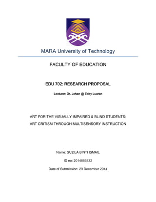 Proposal suzila ismail proceed | PDF