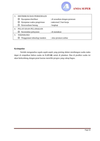 Proposal tekno anoa super | PDF