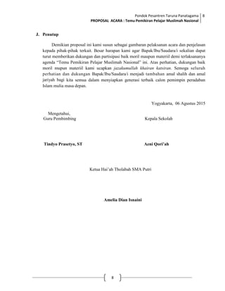 Proposal temnas dana | PDF