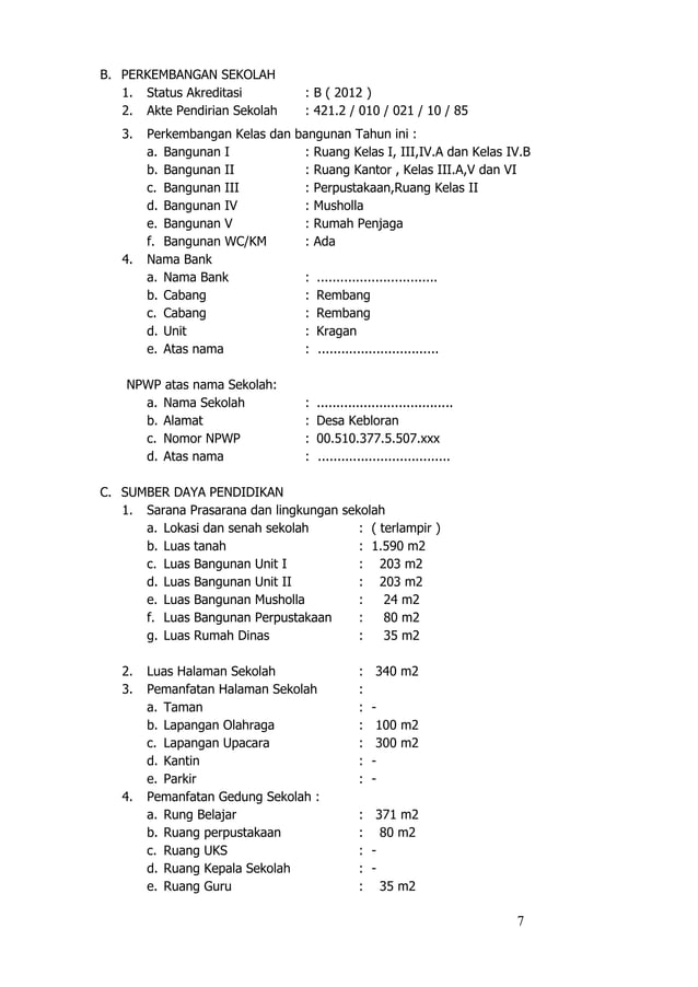 CONTOH PROPOSAL BANTUAN TIK | PDF