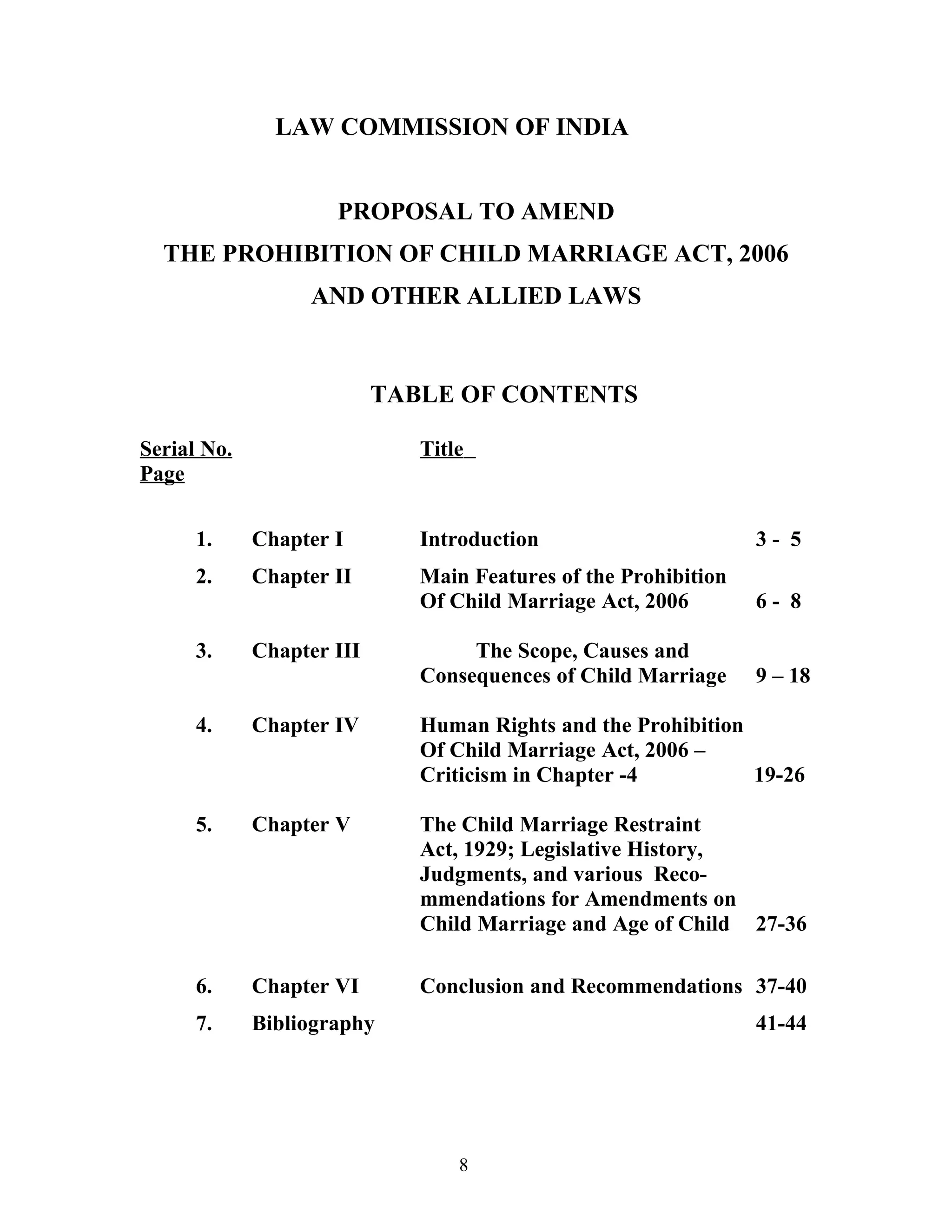 Proposal to amend the prohibition of child | PDF