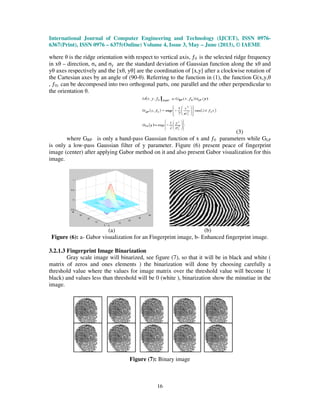 Proposal to enhance fingerprint recognition system | PDF | Computing ...