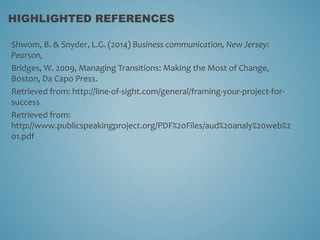Proposal to revise documentation | PPT