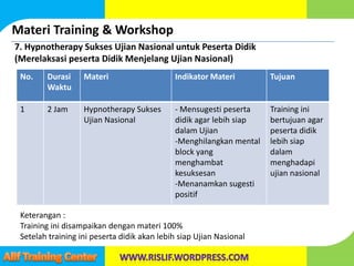 Proposal training guru transformatif | PPT