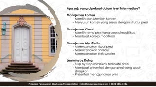 [Tokopresentasi.com] Proposal training prezi prezzentation | PPT