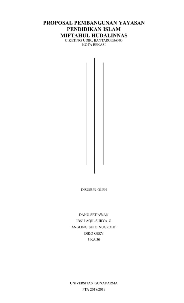 Contoh Proposal Pembangunan | DOCX