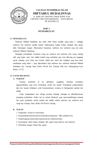 Contoh Proposal Pembangunan | DOCX