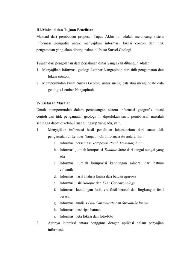 Proposal tugas akhir | DOC