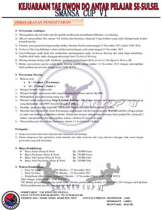 Proposal undangan smansa cup vi | PDF