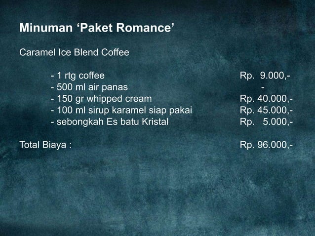 Proposal usaha makanan & minuman MAKJOSi | PPTX