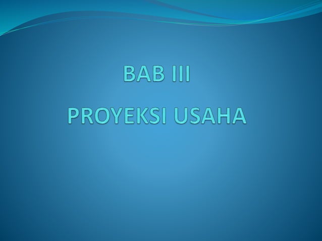 Proposal usaha presentasi | PPTX