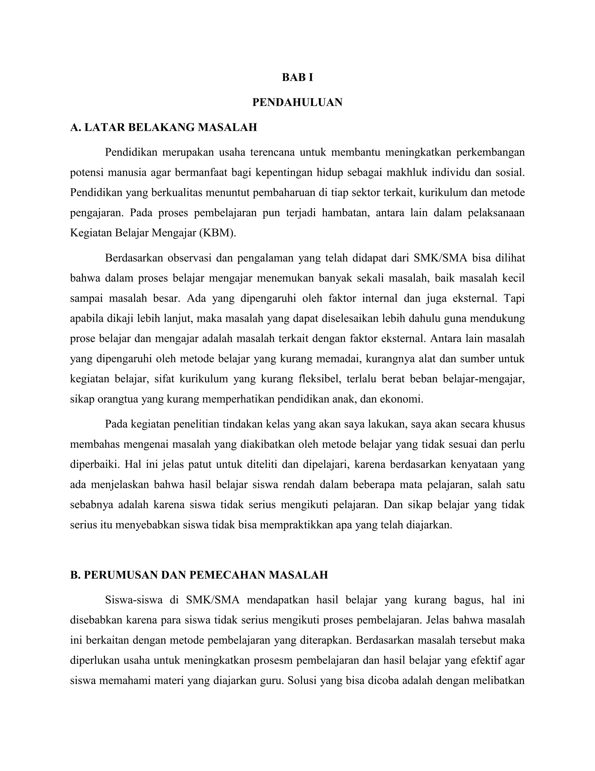 Proposal usulan | PDF