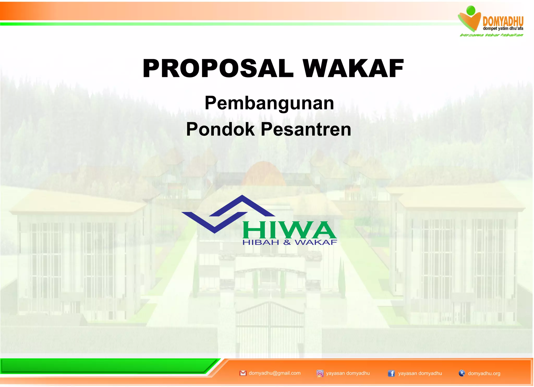 Proposal wakaf | PDF