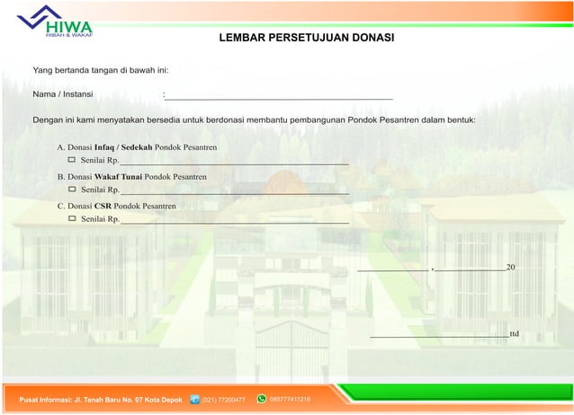 Proposal wakaf | PDF