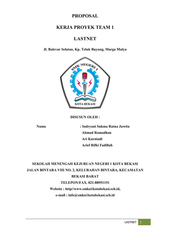 Proposal warnet | PDF