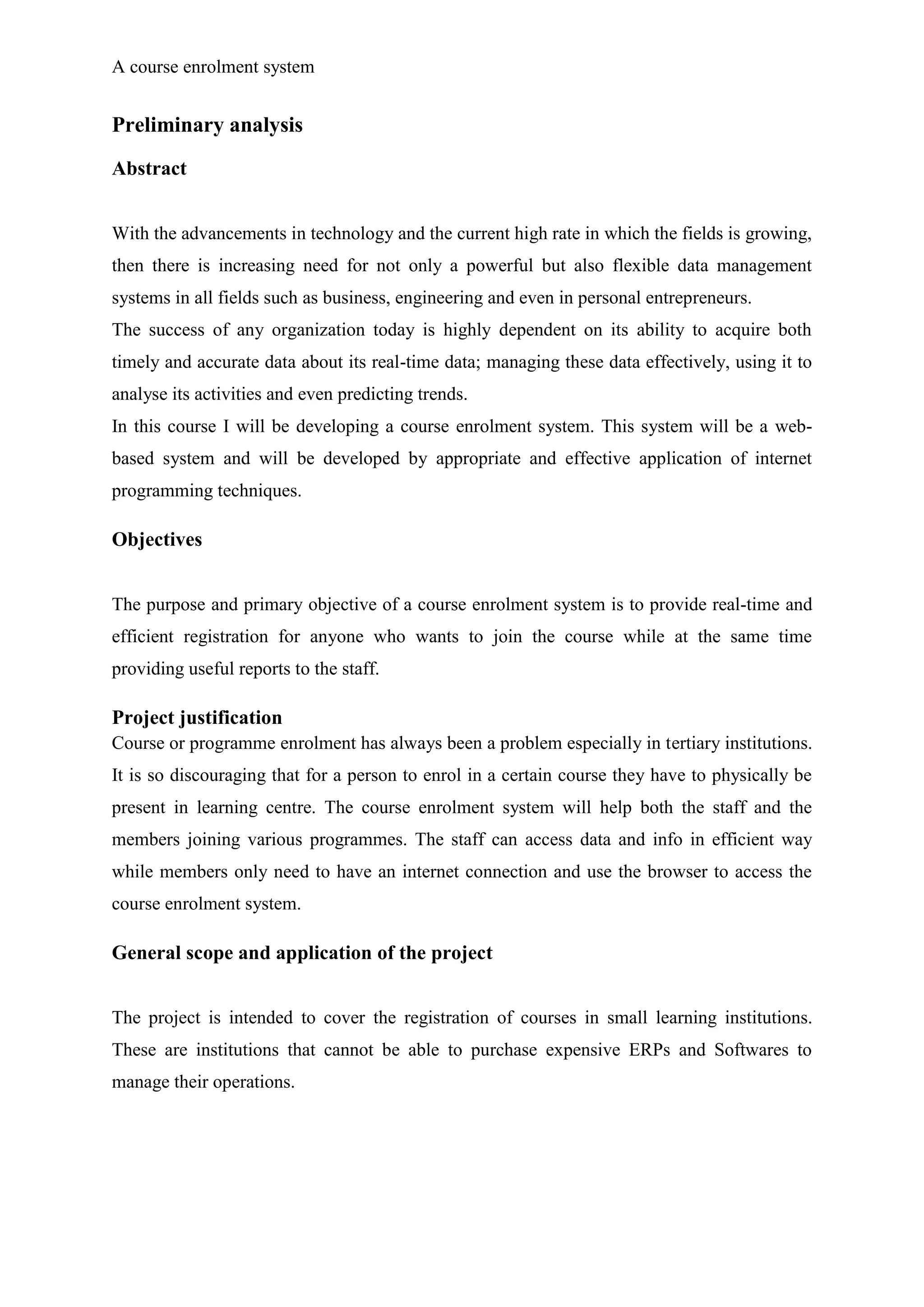 Proposal with sdlc | PDF