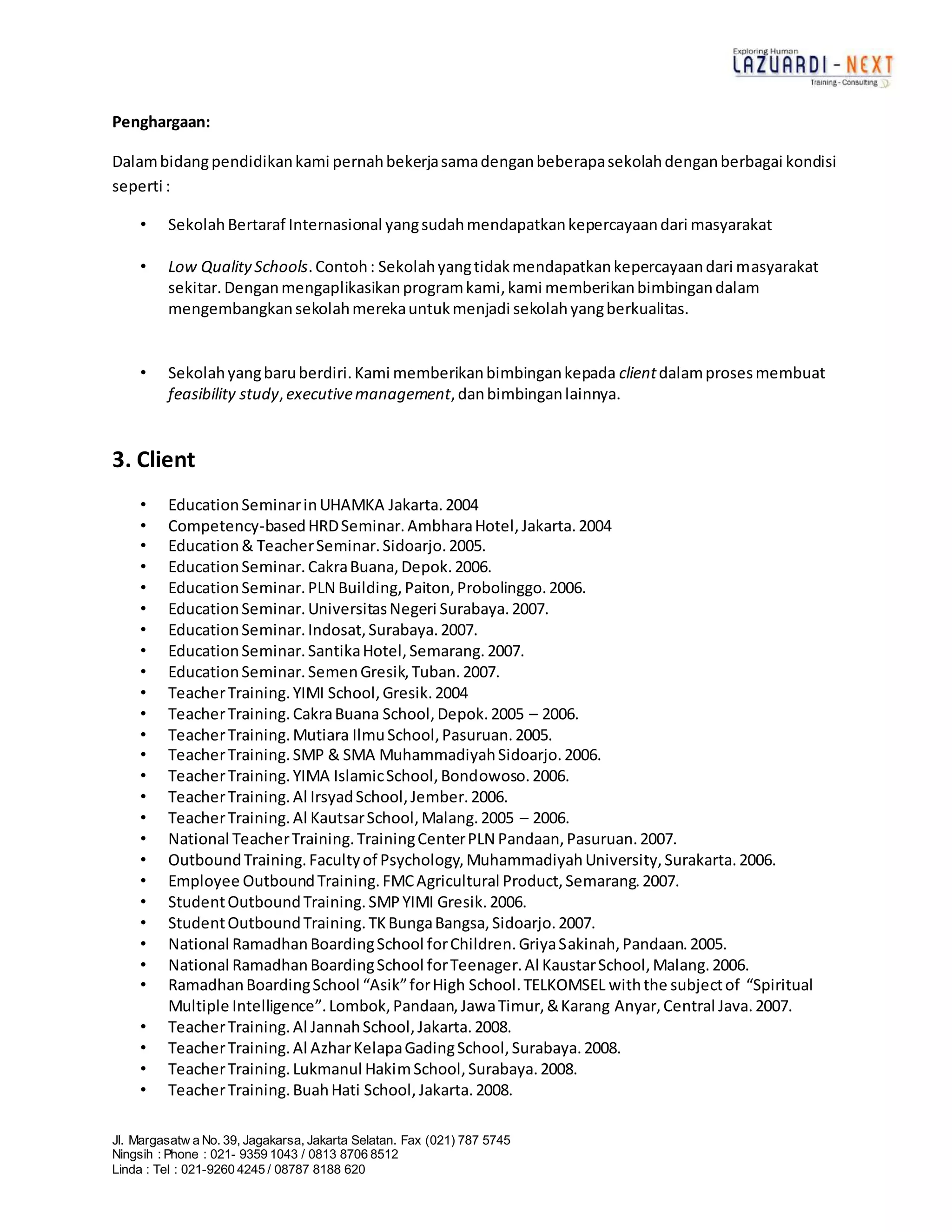 Proposal workshop multiple intelligence | PDF